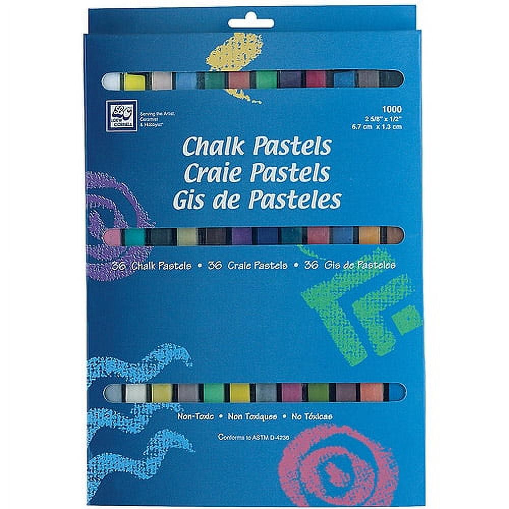 Loew Cornell Chalk Pastels 36pc - Walmart.com