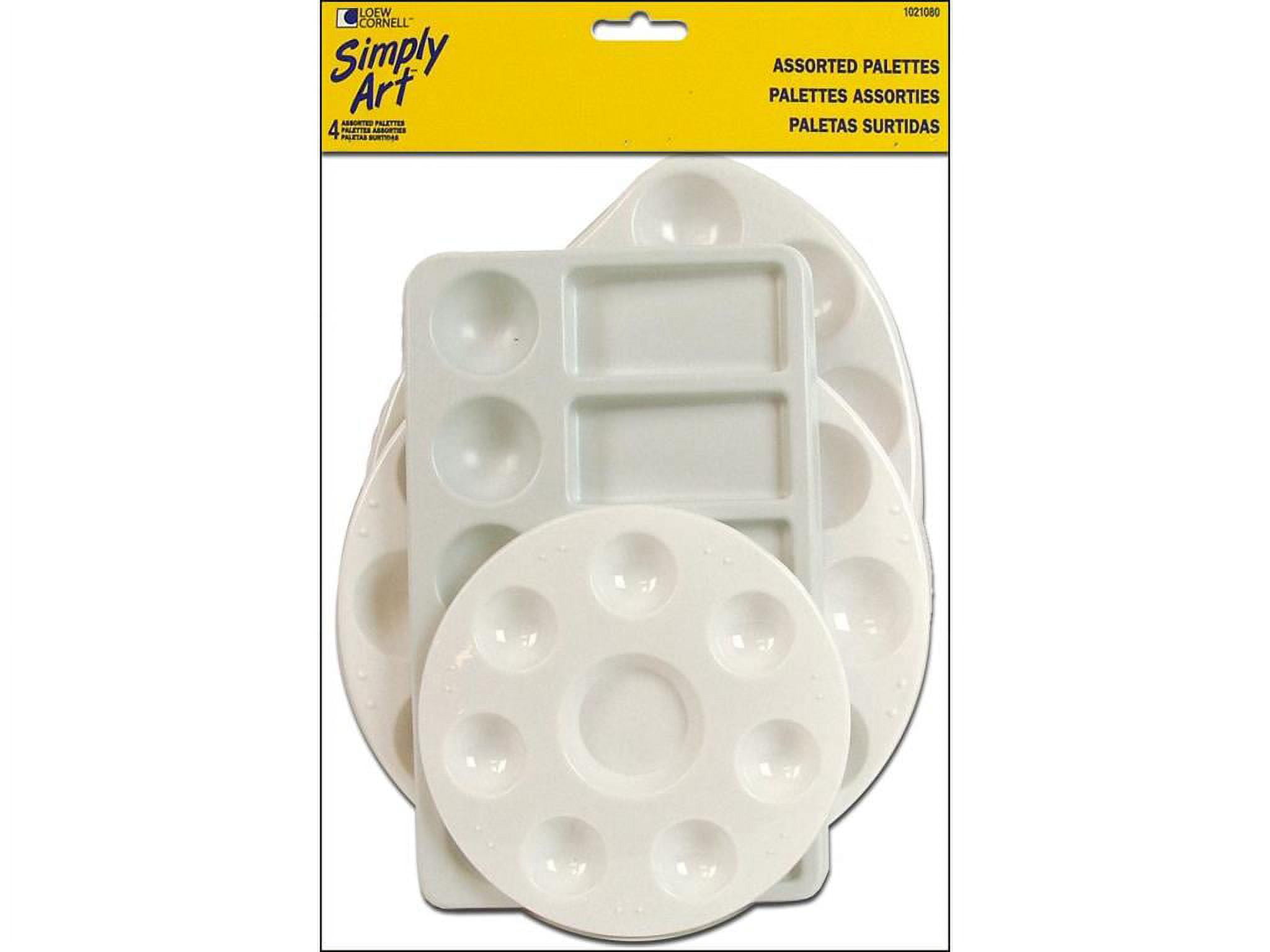 Loew Cornell Simply Art Assorted Palette 4pc - Walmart.com