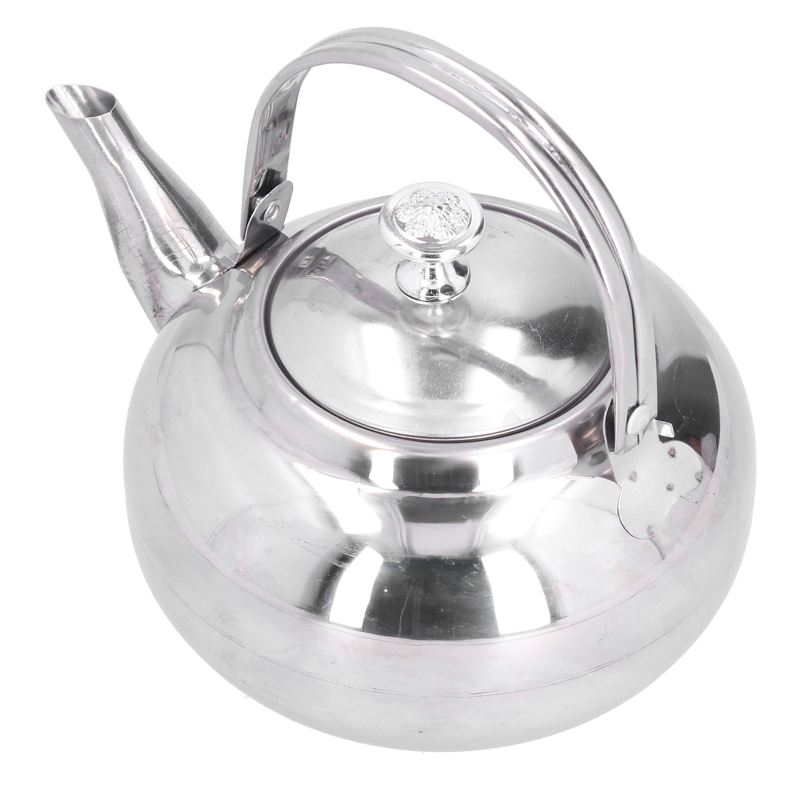 0.8 L Stainless Steel Coffee Pot Teapot Durable Kettle Cold Water Short ...
