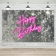 Curtain Wire Football Theme First Birthday Banner - 70.8x43.3 Inch ...