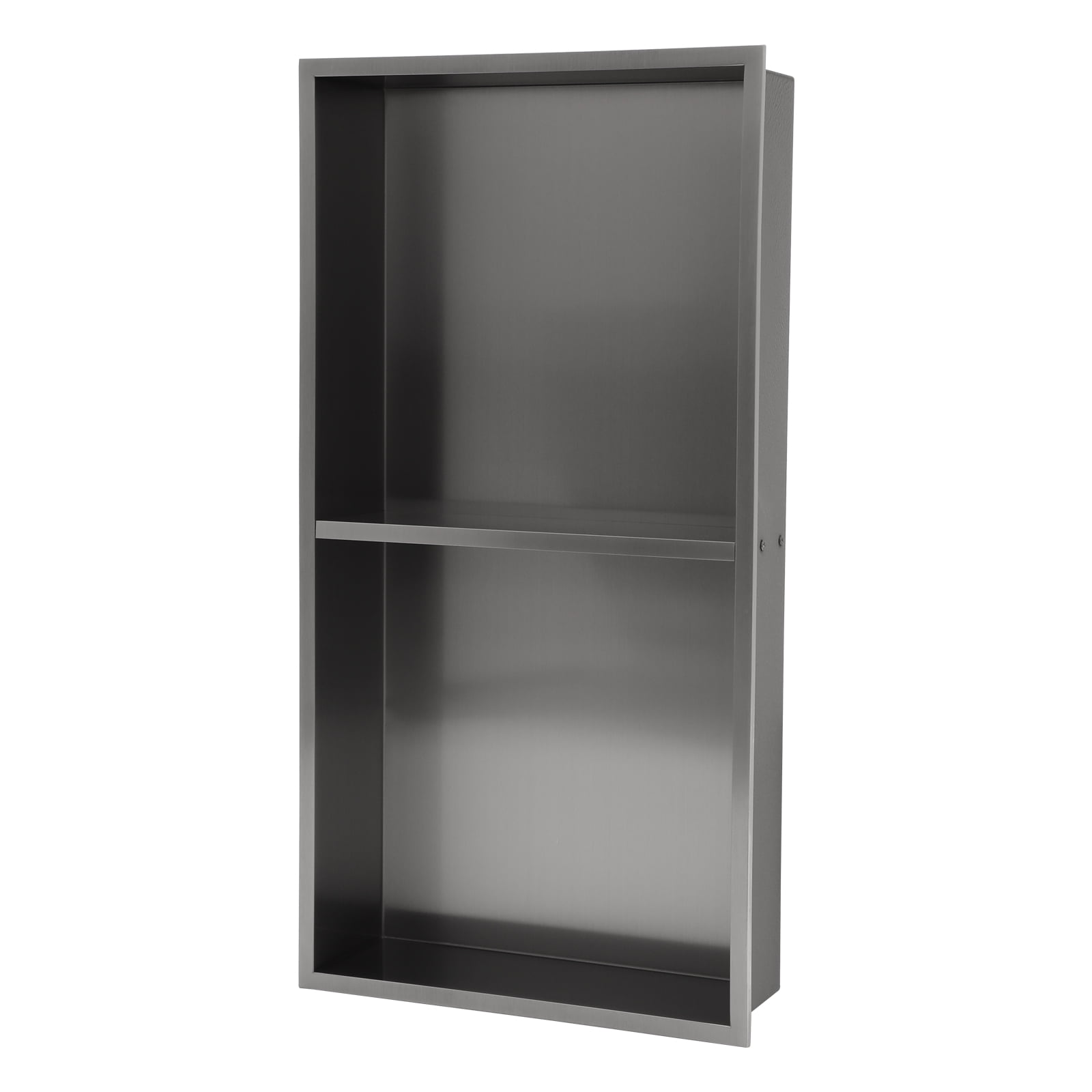 Lofeyo 24"W x 12"H x 3.94"D Stainless Steel Double Shelf Bathroom ...