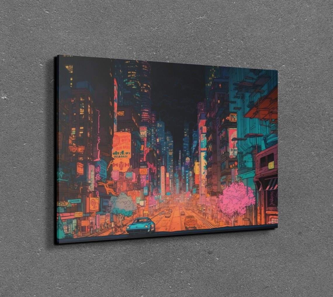 Lofi Downtown Tokyo, Lofi Hangable, Japanese Manga, City, Kooly ...