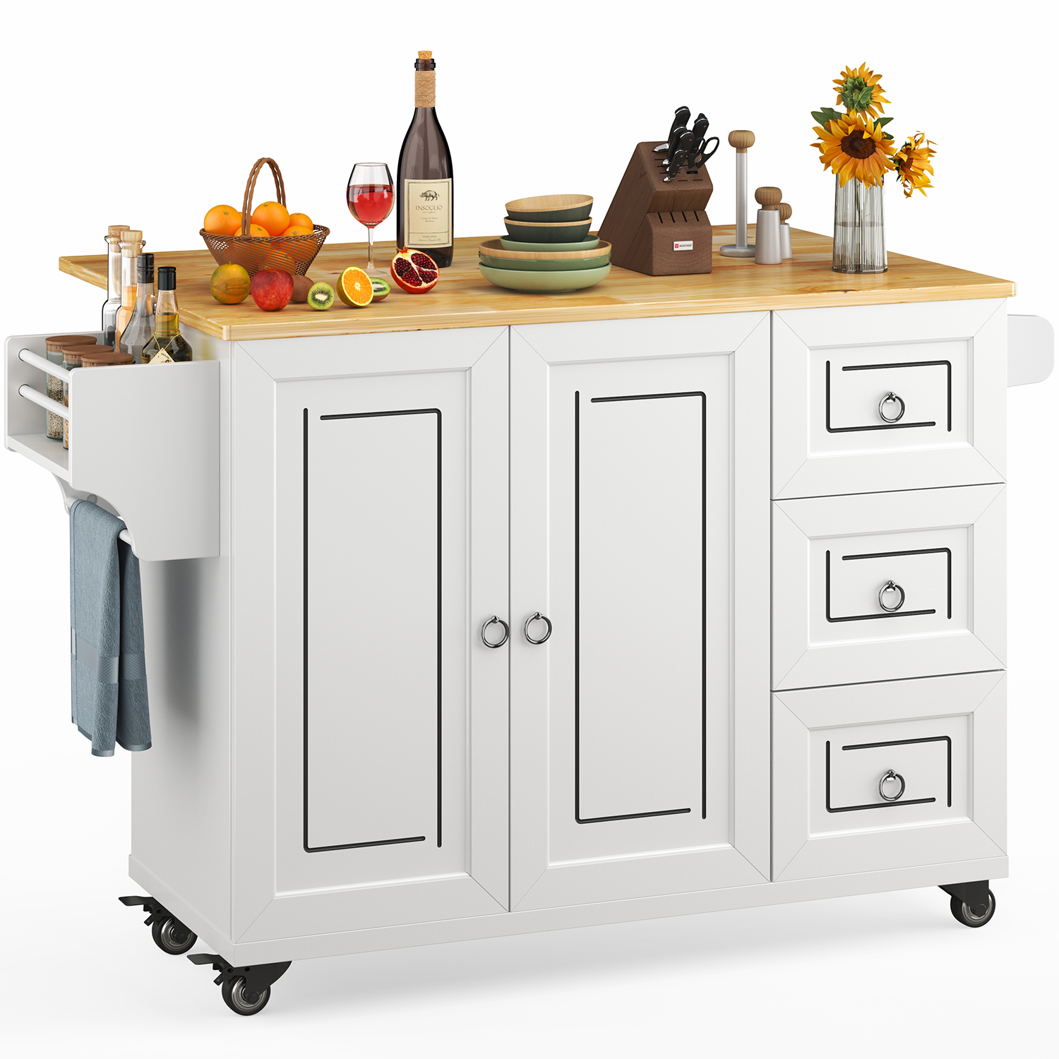 Coaster Kitchen Island, Multiple Colors - Walmart.com