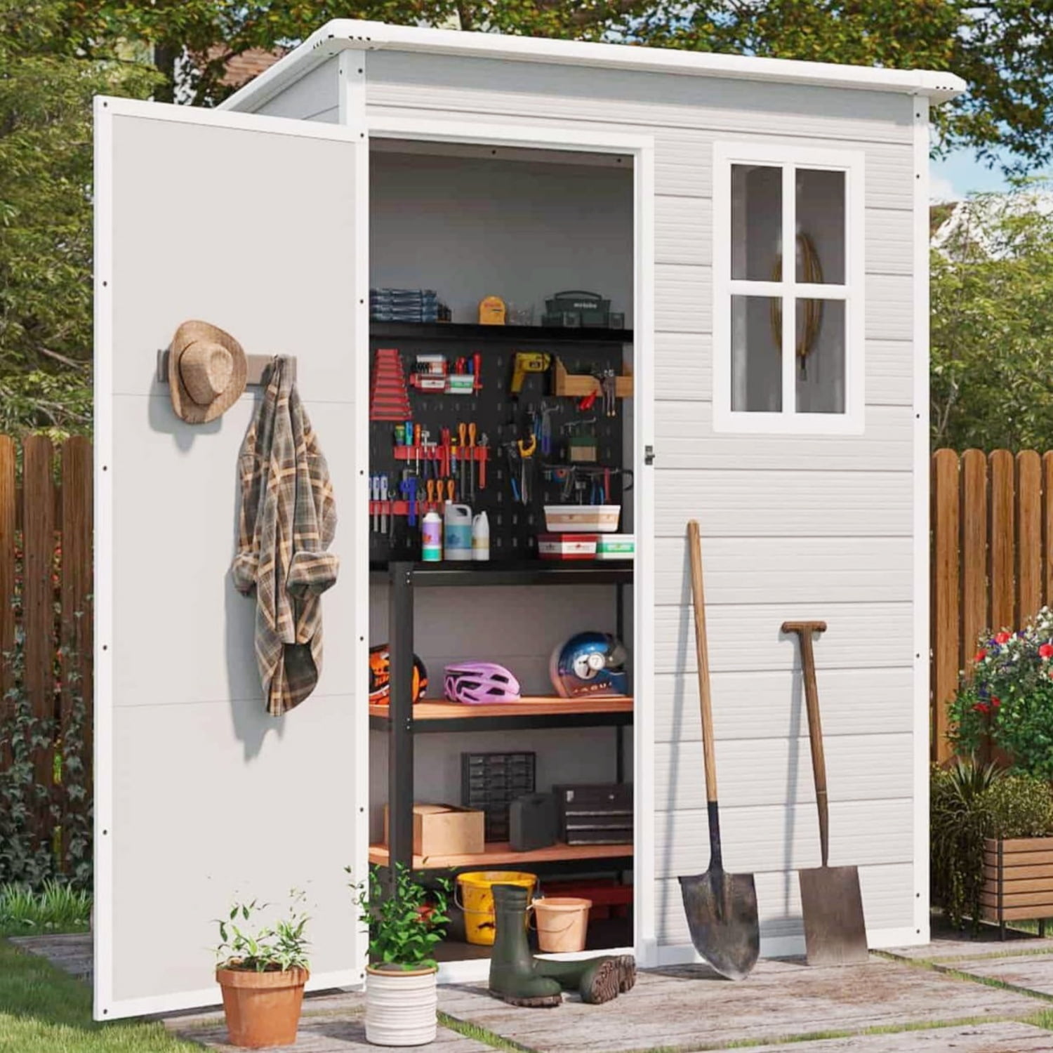 Plastic Resin Storage Sheds Suncast 8ft X 16ft Plastic Resin Garden