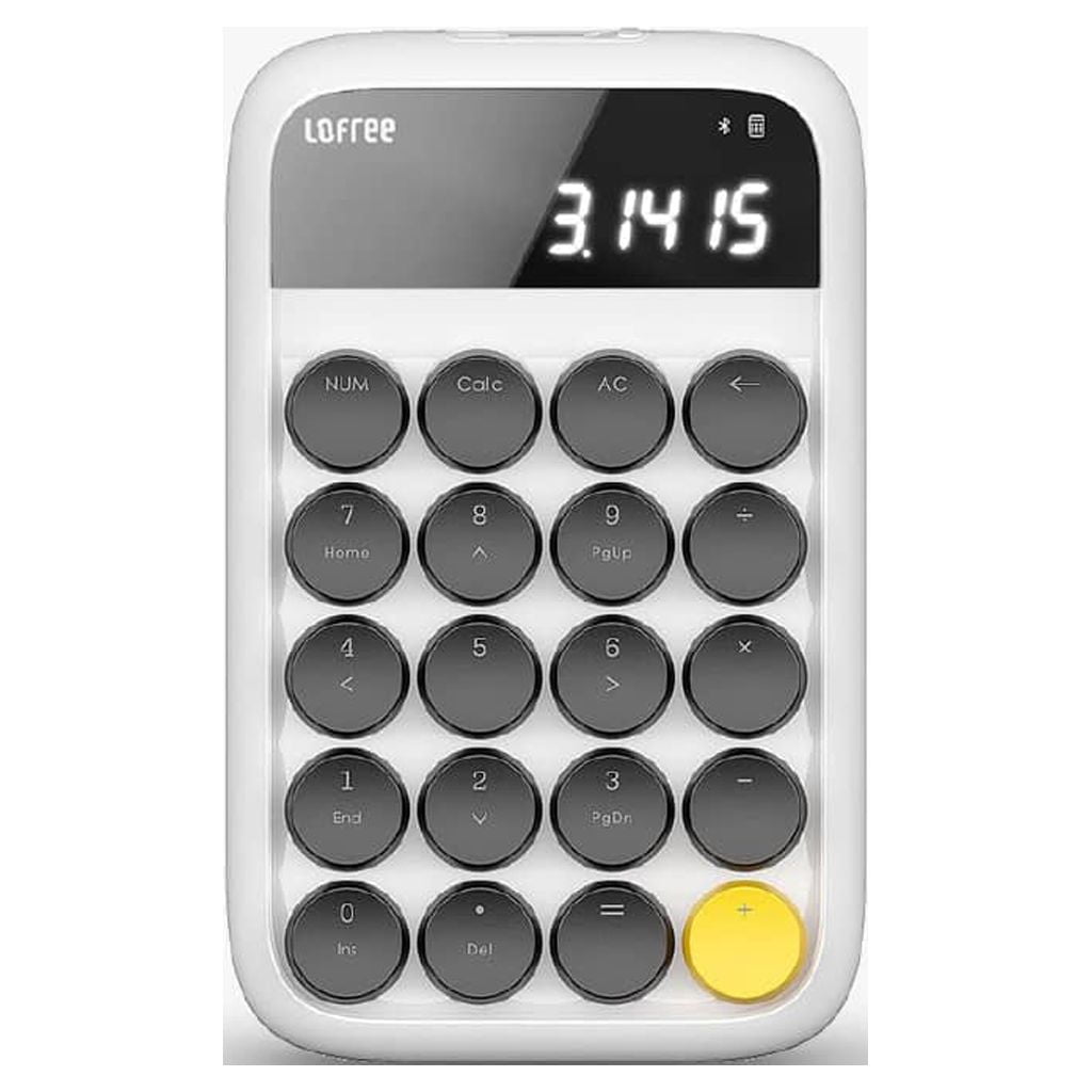 Lofree Bluetooth Numpad, Dual Connectivity, Mechanical Keys, LED Screen ...
