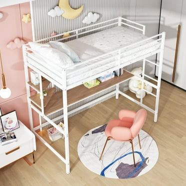 Parkview Full Workstation Loft Bed Black - Walmart.com