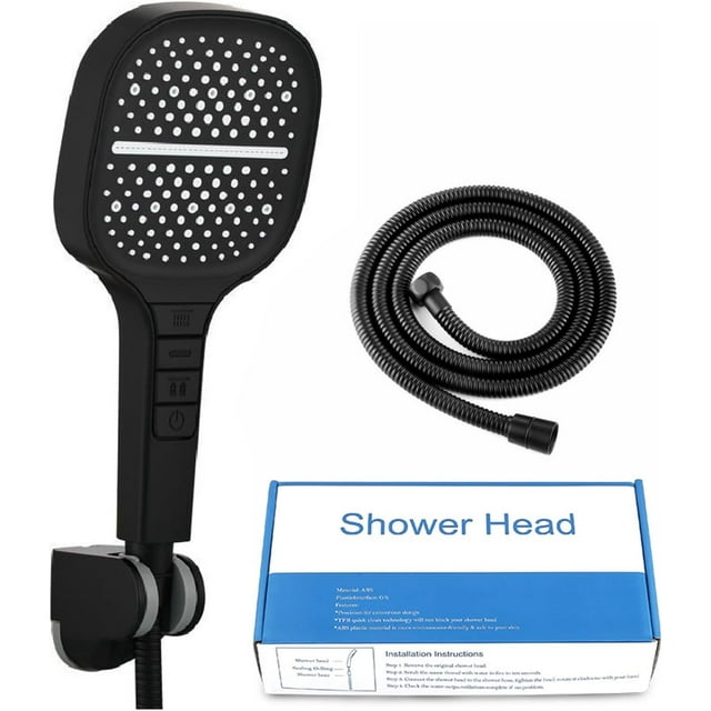 Loft Home Essentials Shower Head Set - Maas & Bath 8-in-1 Chrome Shower ...