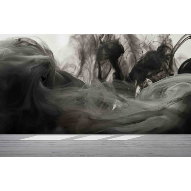 Loft Wall Print, 3d Wallpaper, Gray Smoking Wallpaper, Bright Wallpaper ...