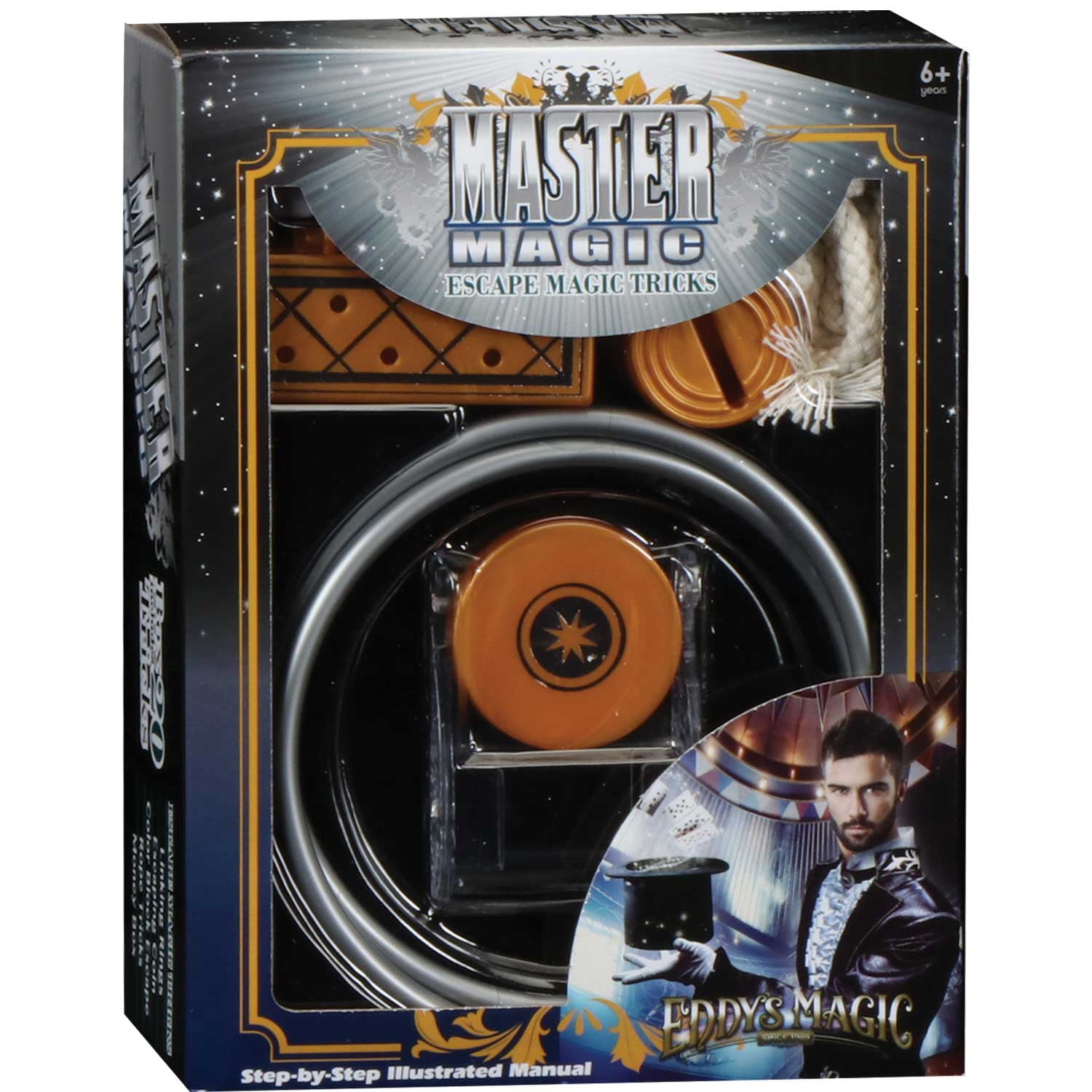 Loftus Eddy's Master Magic Escape Artist Magic Box Set, 20 Tricks ...