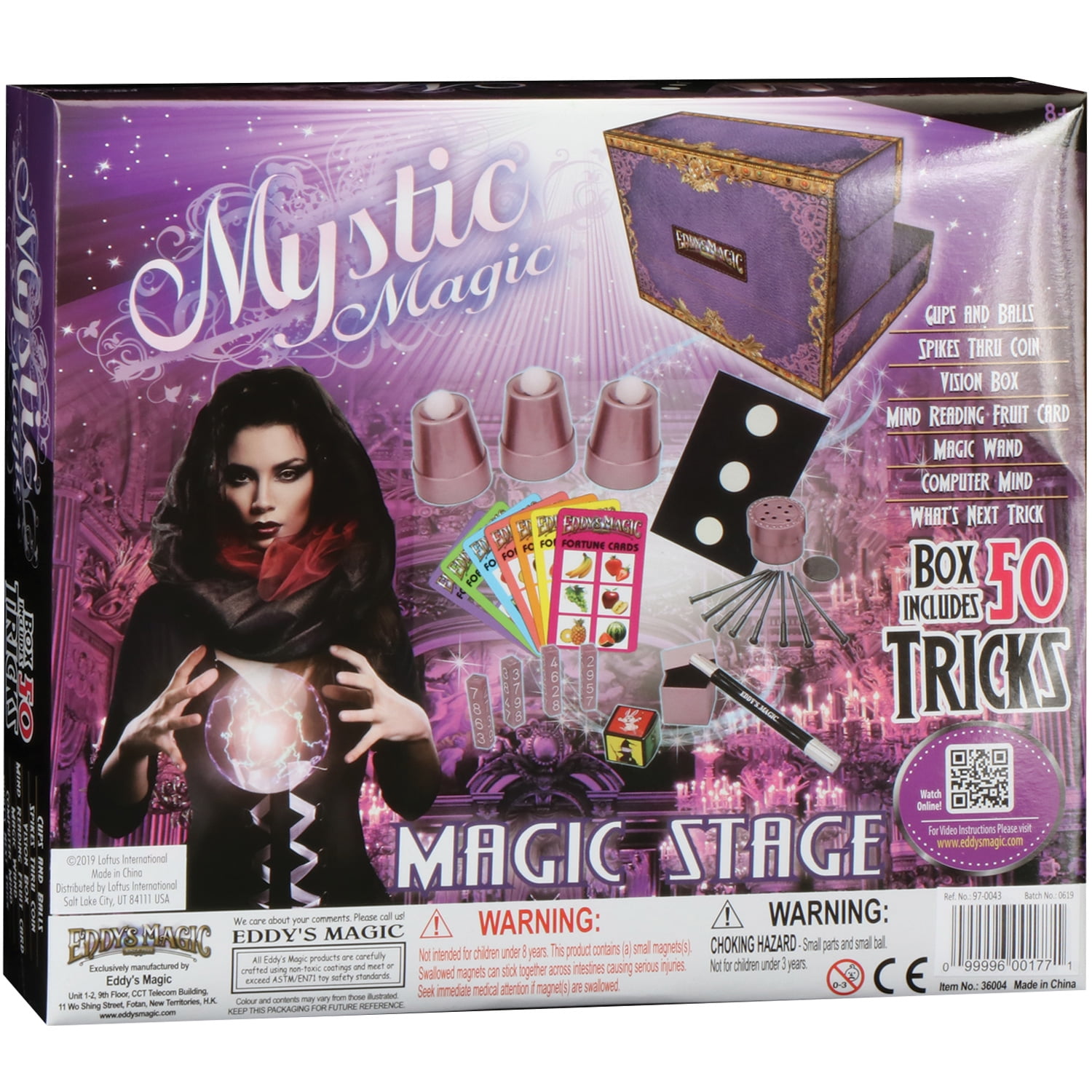 Loftus Eddy's Mystic Magic Girls Magic Stage Gift Box Set, 50 Tricks ...