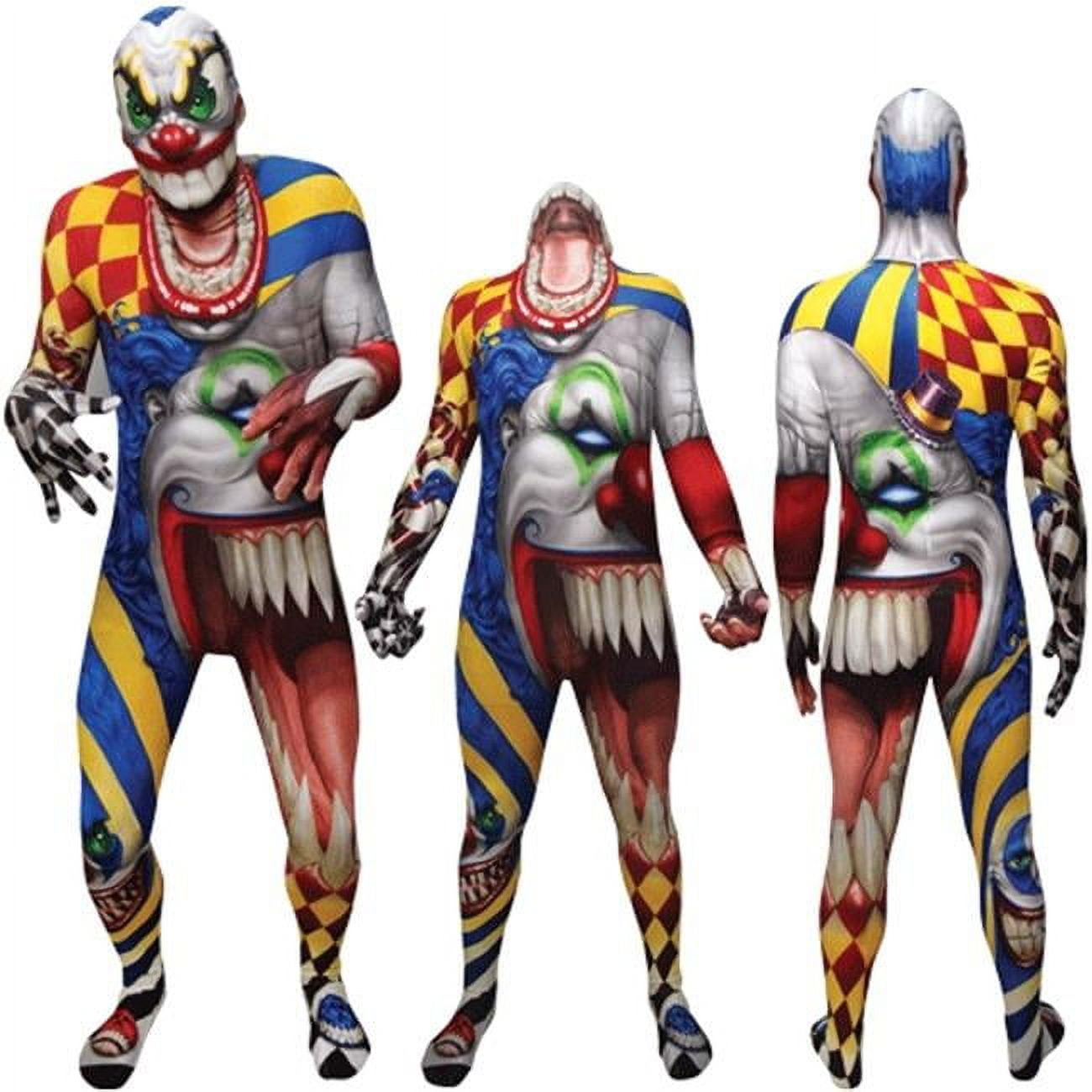 Loftus International 78-0161XL Scary Clown Adult Monster Morphsuit ...