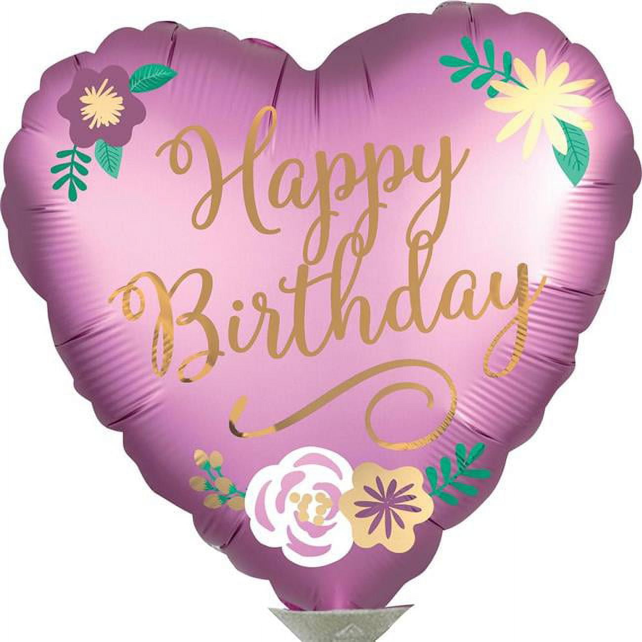 Loftus International A3-9067 Birthday Satin Flowers Mini Balloons ...