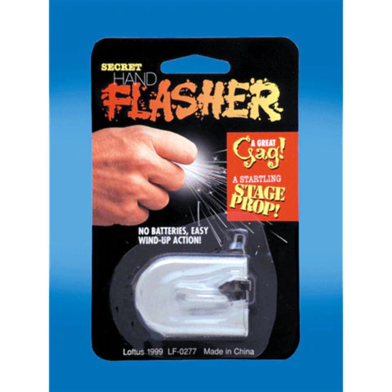 Loftus Secret Hand Flasher Hidden Sparking Wind-Up 2" Prank, Silver - Walmart.com