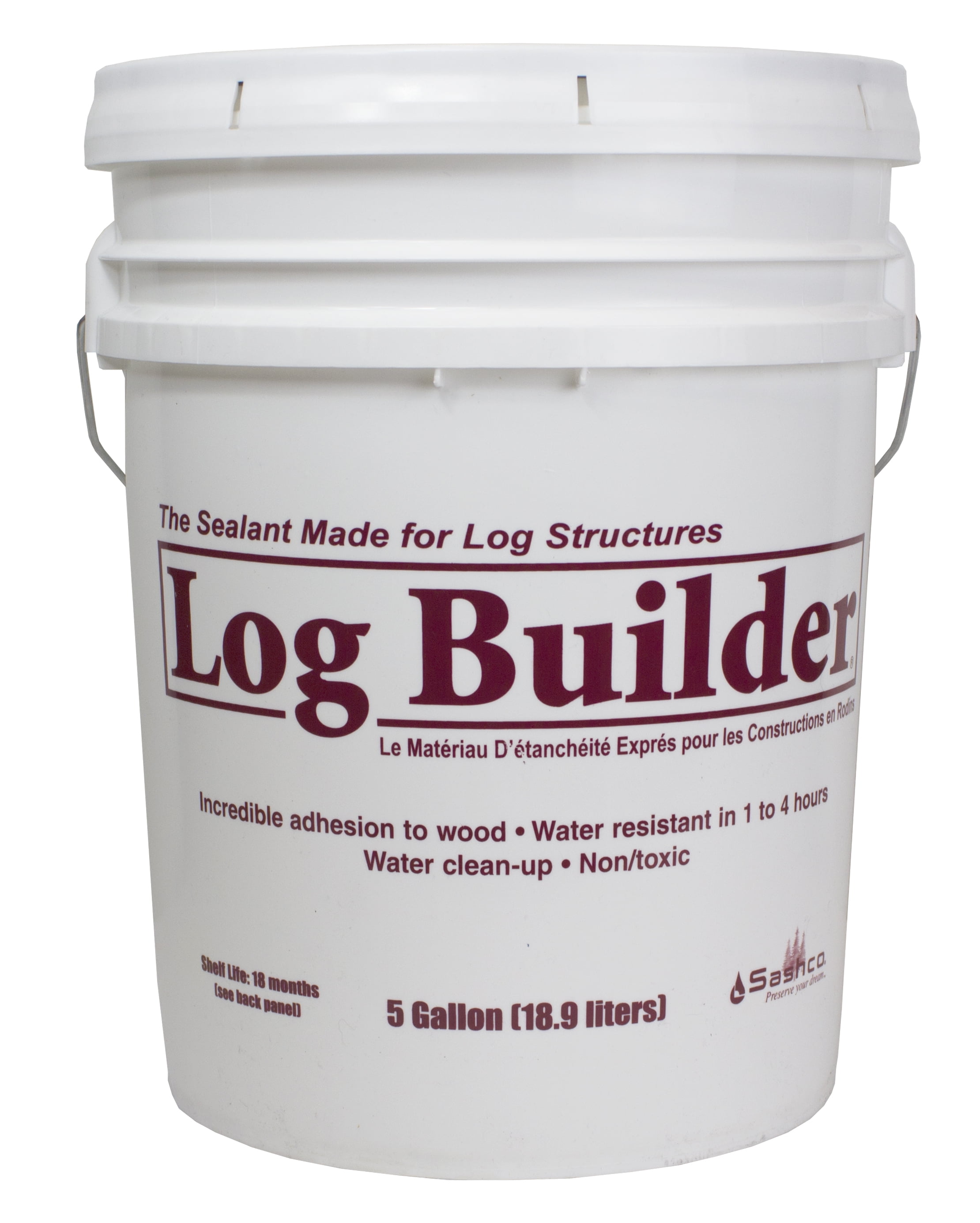Log Builder 5 Gallon Pail Tan - Walmart.com