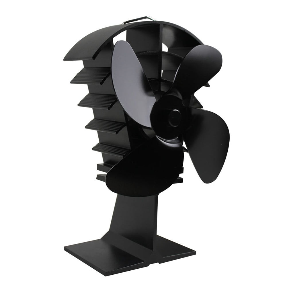 Log Burner Fan Silent | Woodburner Stove Fan Fireplace Fan Heat Powered ...