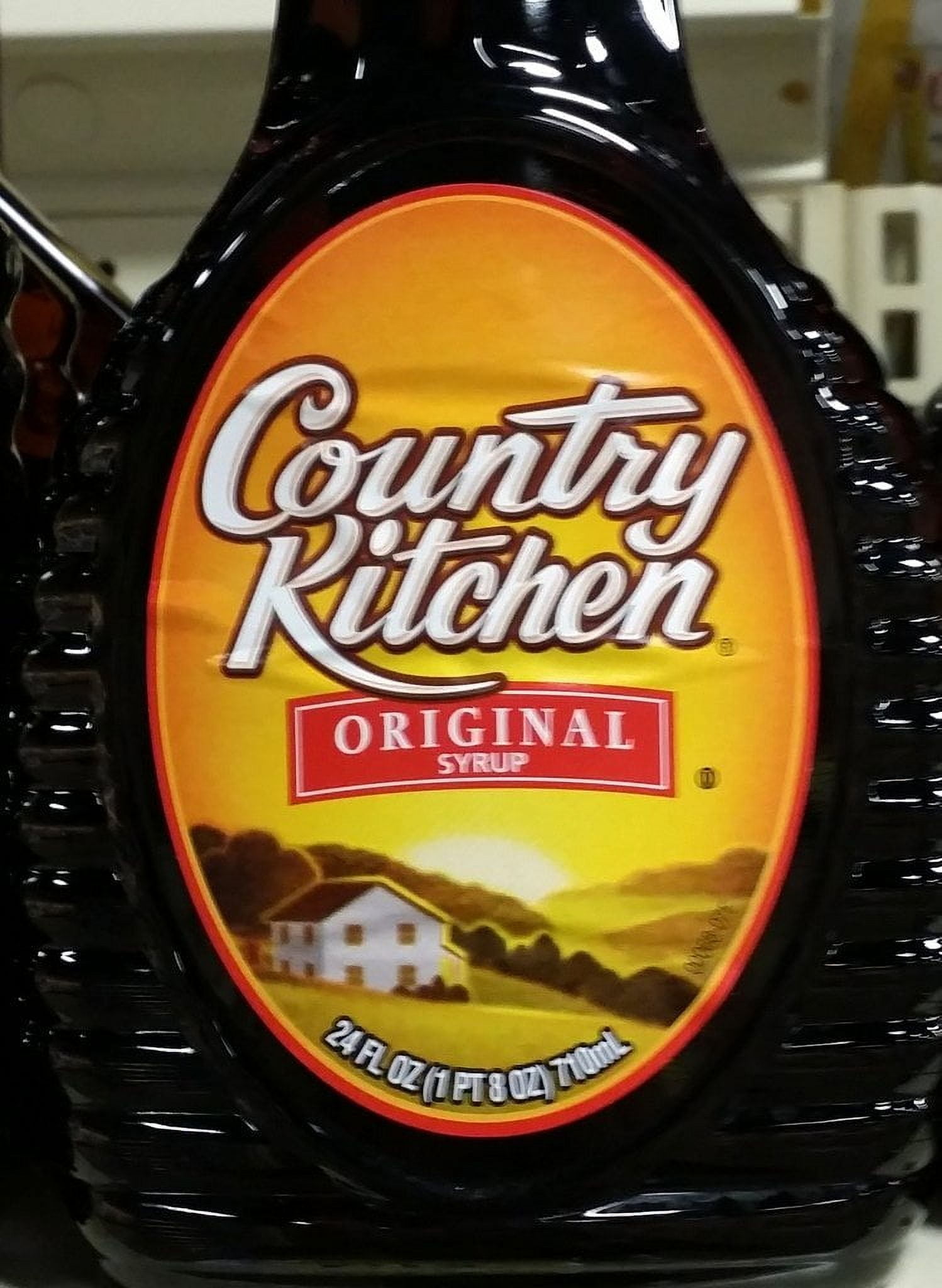 Log Cabin Country Kitchen Syrup, Lite, 24 Ounce (Pack of 12) Original ...