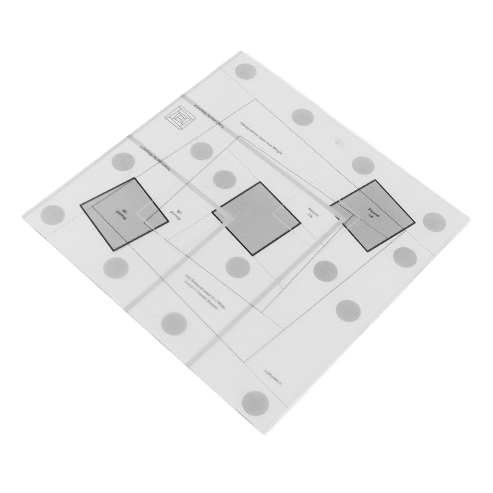 Log Cabin Quilt Ruler, Acrylic Sewing Tool For Accurate Cuts Easy ...