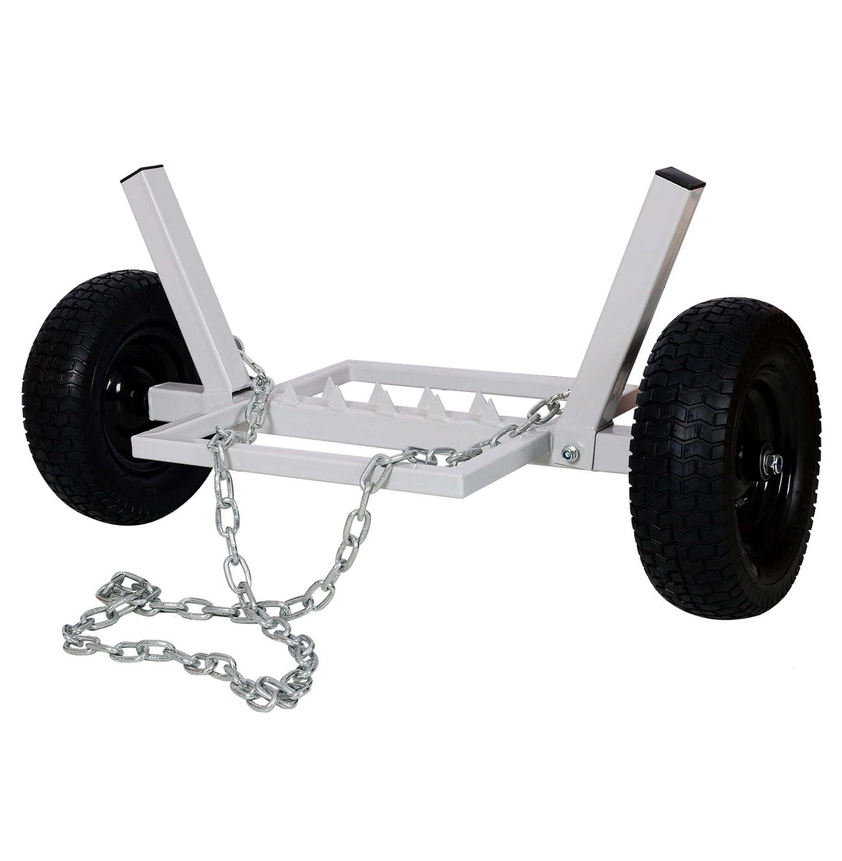 Log Dolly 1100 LBS Capacity - Heavy Duty Log Holder with Chain - Wood ...