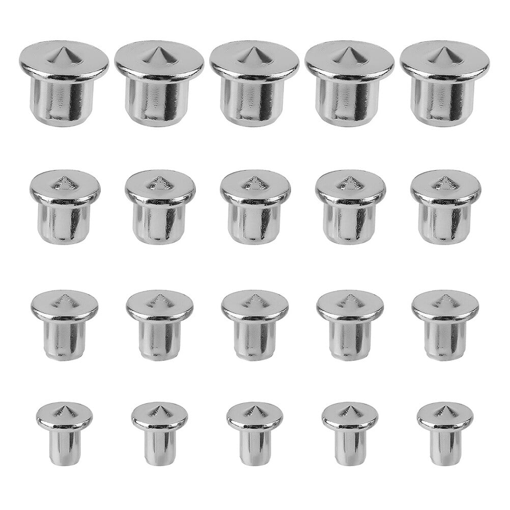 ifundom 20Pcs Silver Steel Dowel Center Point Marking Tool Woodworking ...