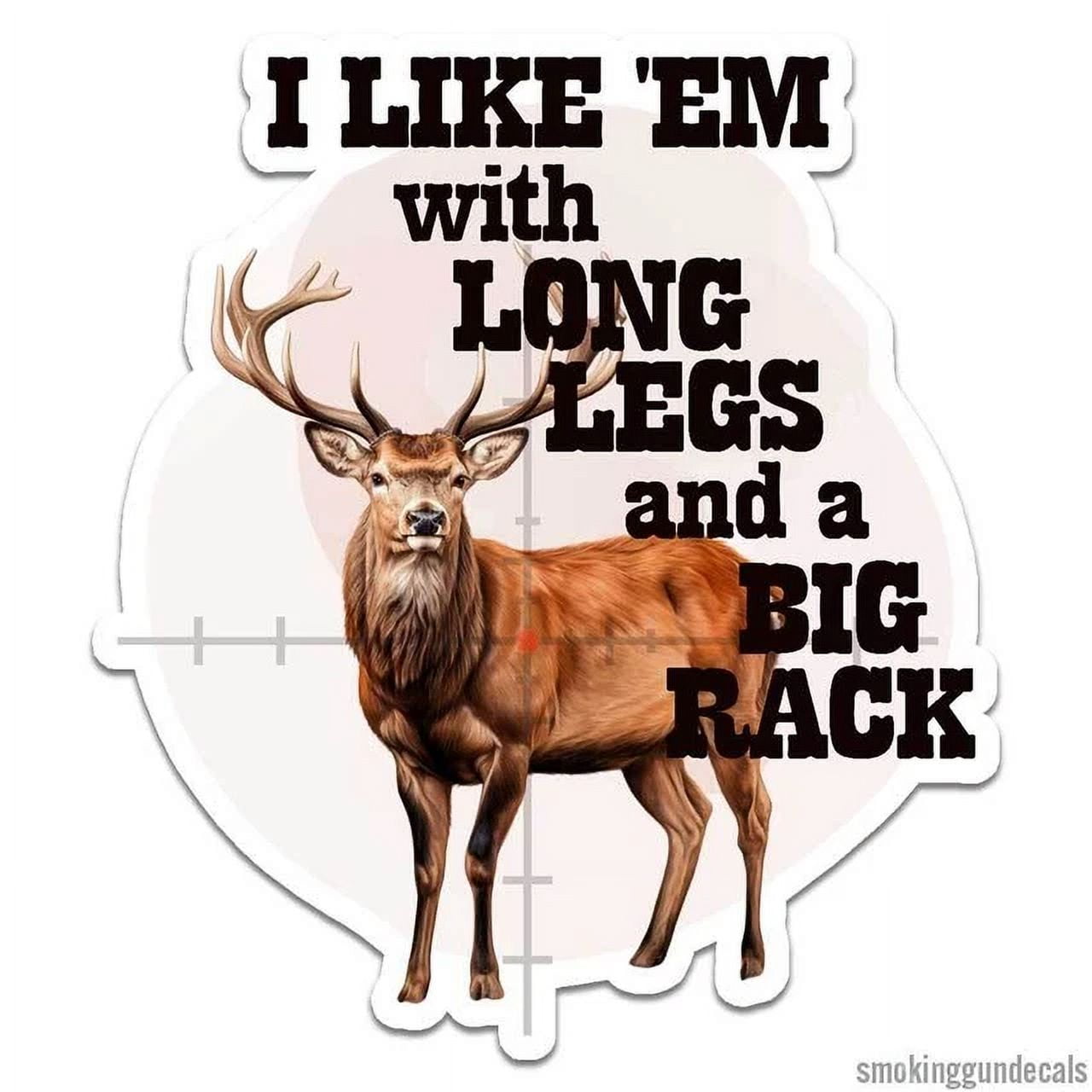 Log Legs Big Rack Sticker Indoor Outdoor Phone Decal Water Bottle ...