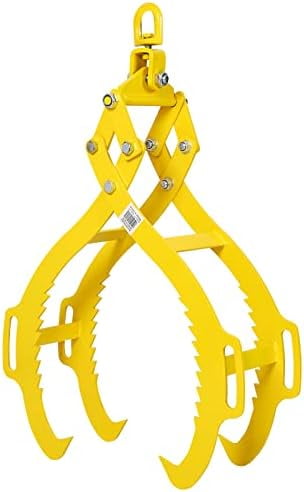 Log Lifting Tongs, 32in - Heavy Duty Grapple Timber Claw, Felled Timber ...