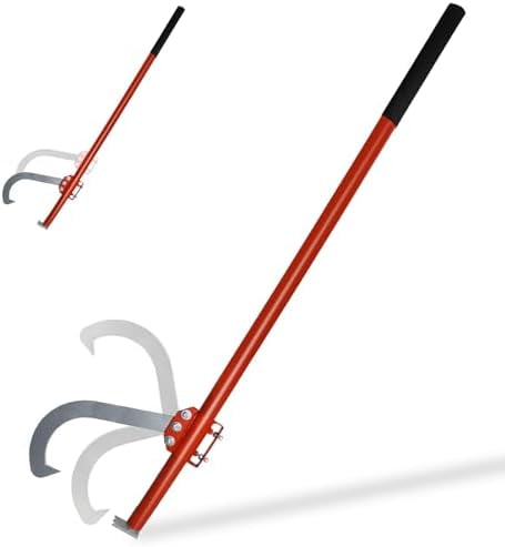 Log Roller Can't Hook 48" - Carbon Steel Cant Hook with Rubber Grip ...