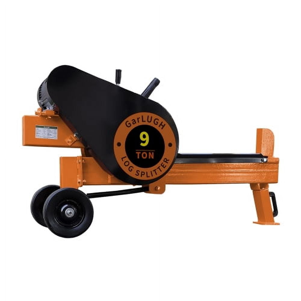Log Splitter 9 Ton Household Electric Powered 2.7HP Horizontal Movable ...