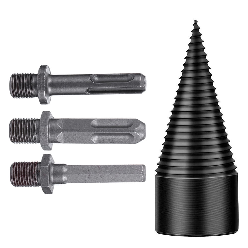 Log Splitter Drill Bit Firewood Drill Bit Wood Splitter Removable ...