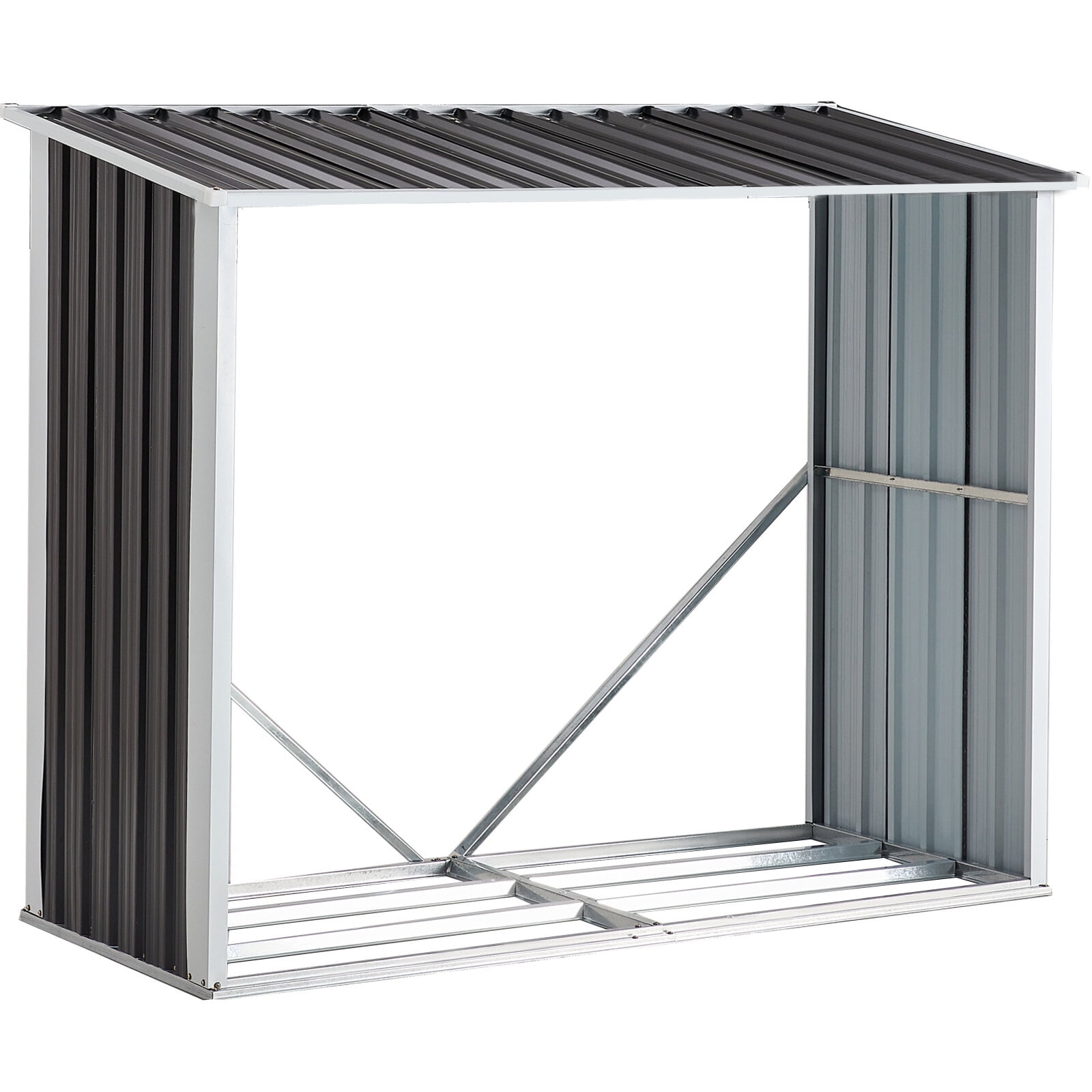 Log Storage Shed, Log Holder with Roof, Log Storage Shed, Firewood Rack ...
