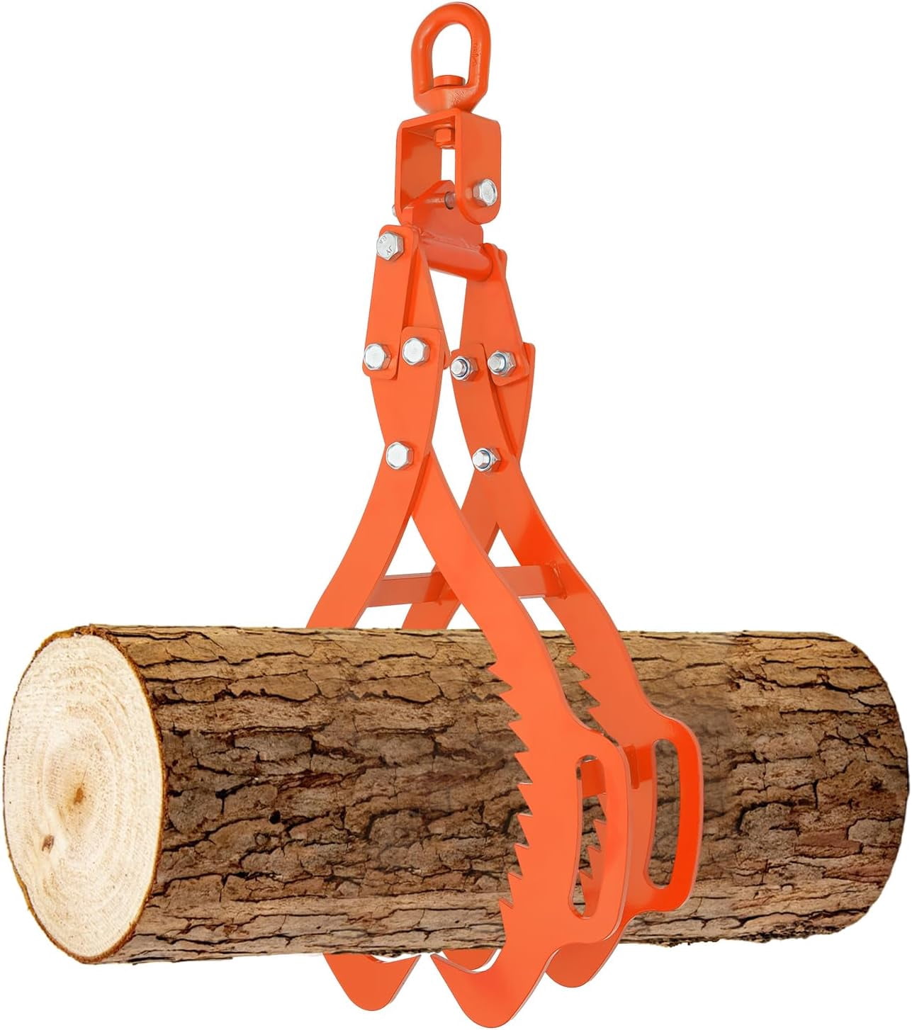 Log Tongs 28 inch 4 Claw, Swivel Steel Log Lifting Tongs Timber Claw ...