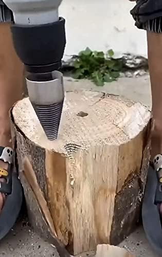 Log Wood Splitter Firewood Breaker 42mm Drill Bit Screw Cone Driver Fit ...