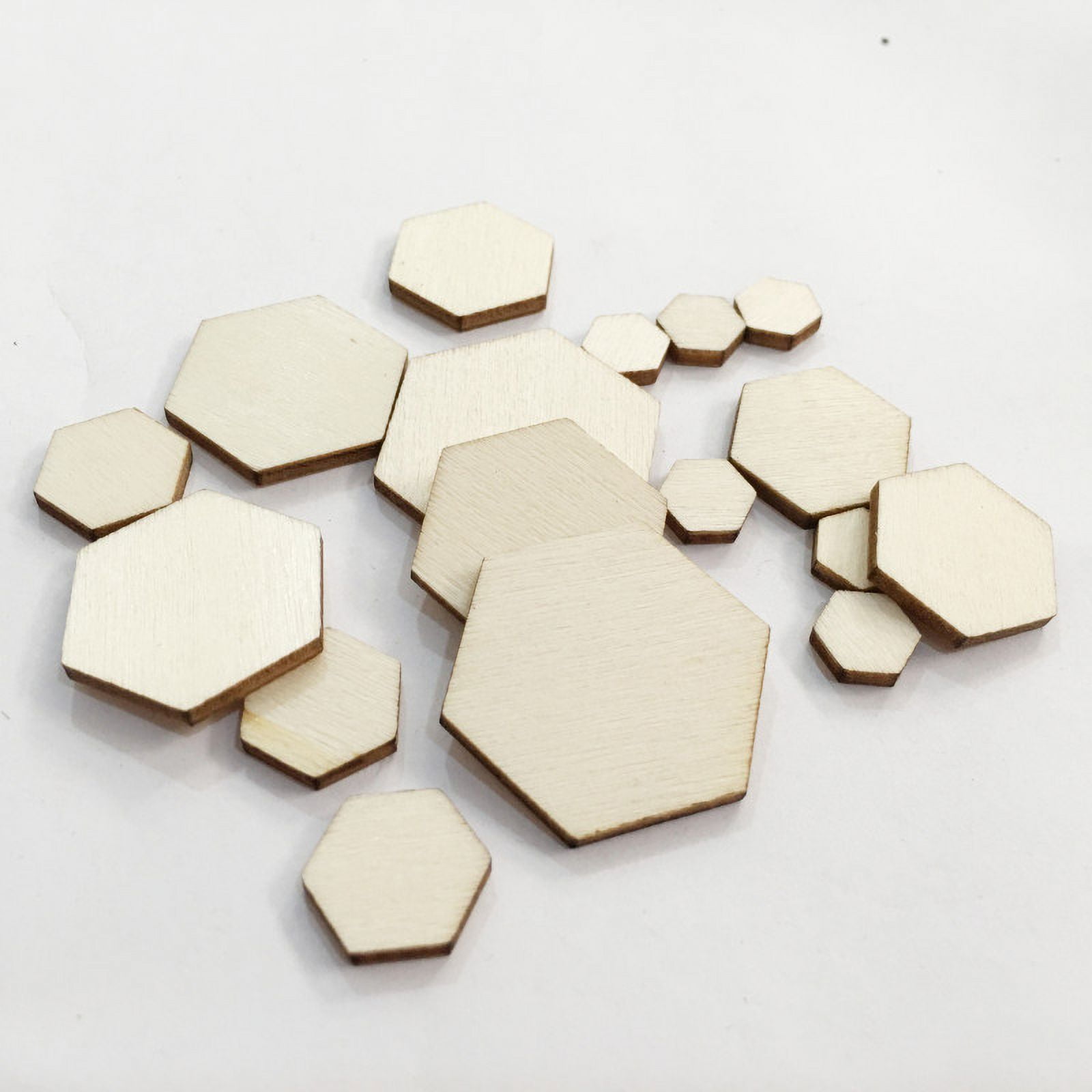 Log color wood crafts handmade graffiti hexagonal environmental ...