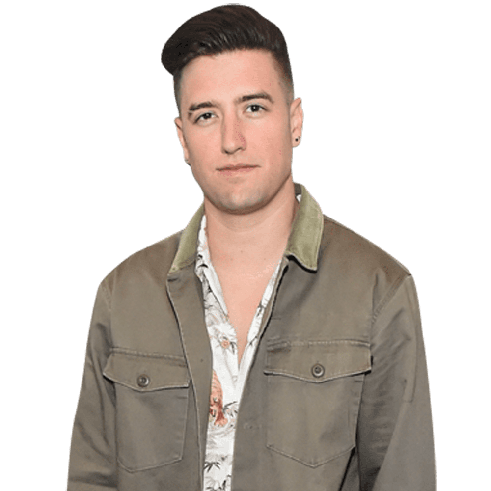 Logan Henderson (Grey Jacket) Half Body Buddy Cutout - Walmart.com