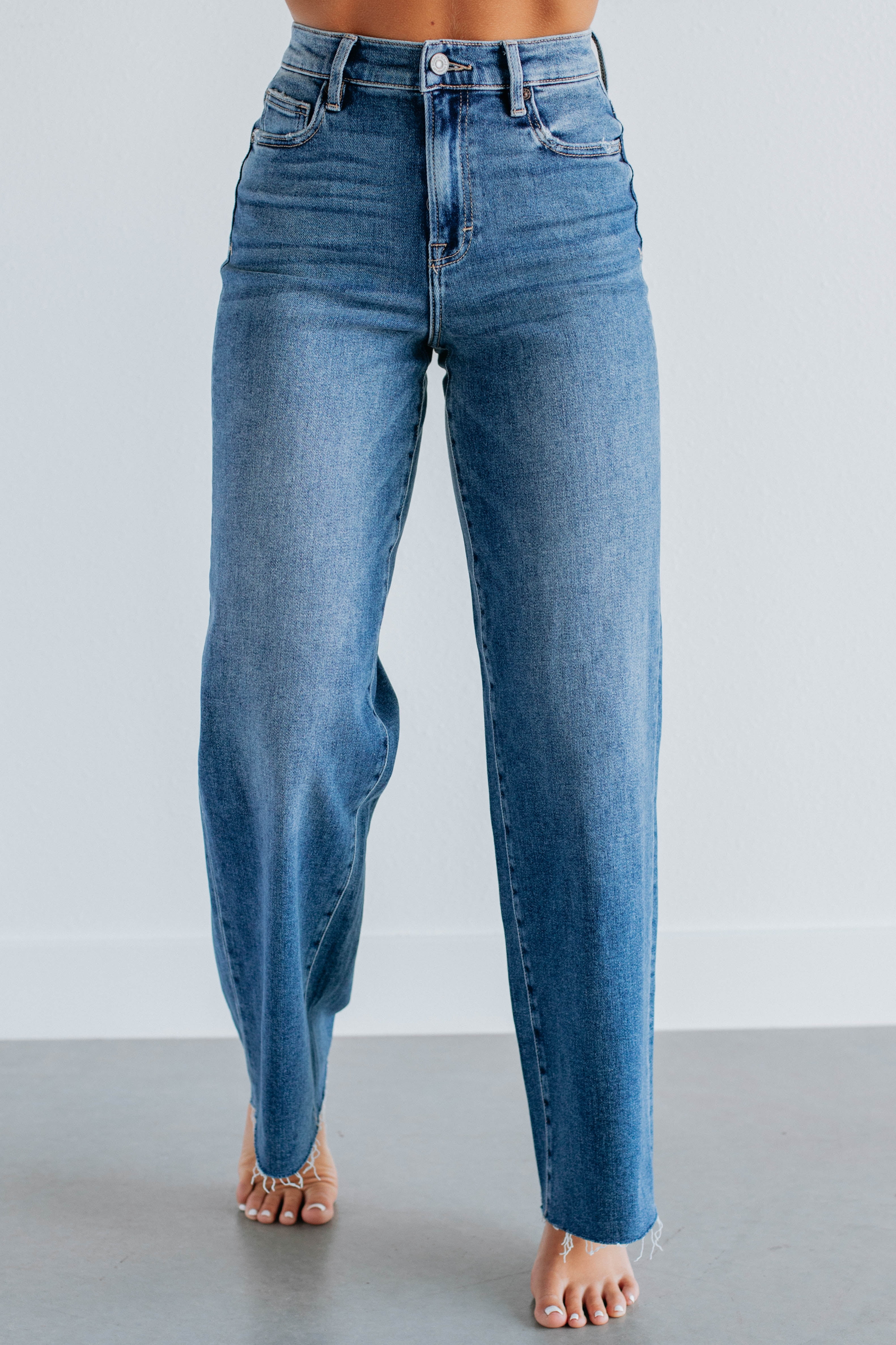 Logan Hidden Jeans - Medium Wash - Walmart.com
