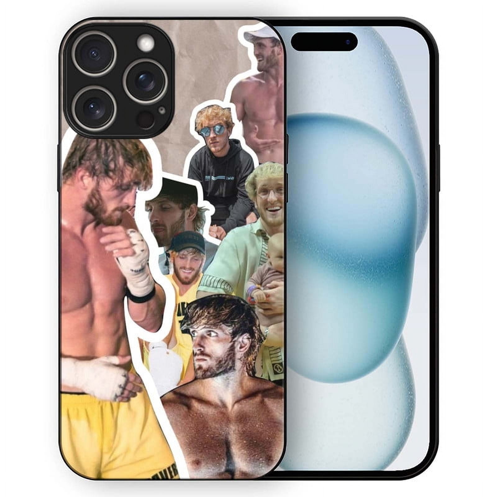 Logan Paul Fan Phone Case,featuring a collage-style print of Logan Paul ...