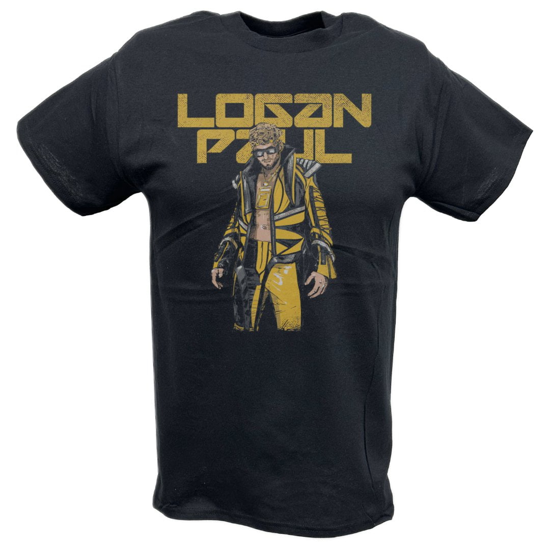 Logan Paul Pose Yellow Black T-shirt - Walmart.com