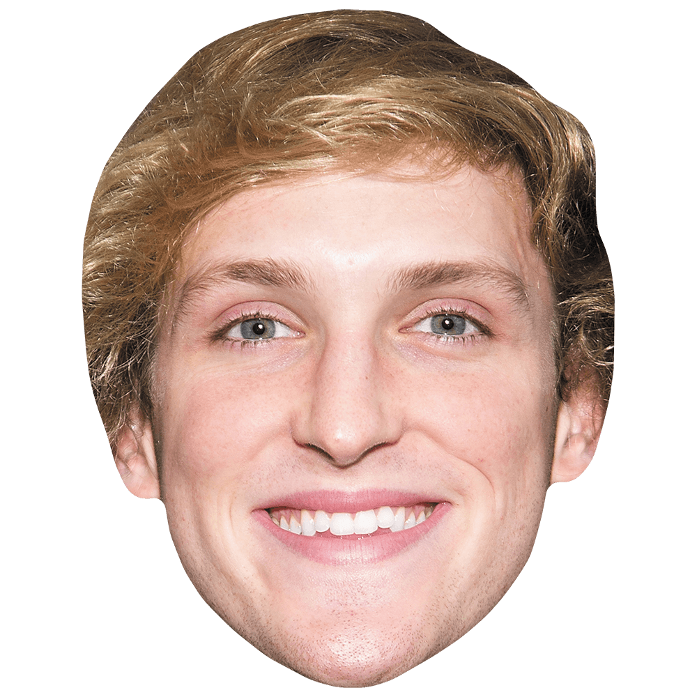 Logan Paul (Smile) Flat Cardboard Face - Walmart.com