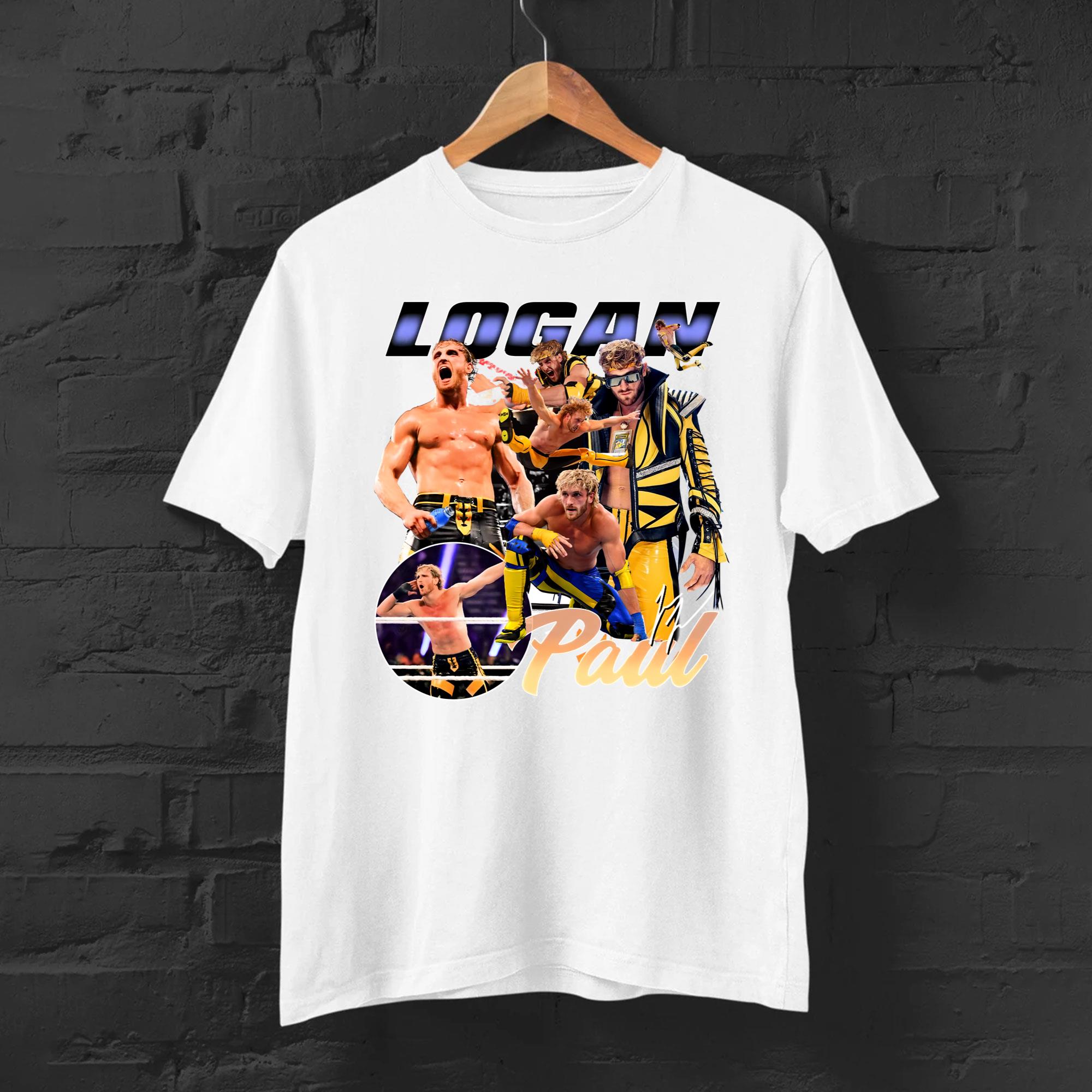 Logan Paul t-shirf WWF ECW WCW WRESTLING-TH36730 - Walmart.com