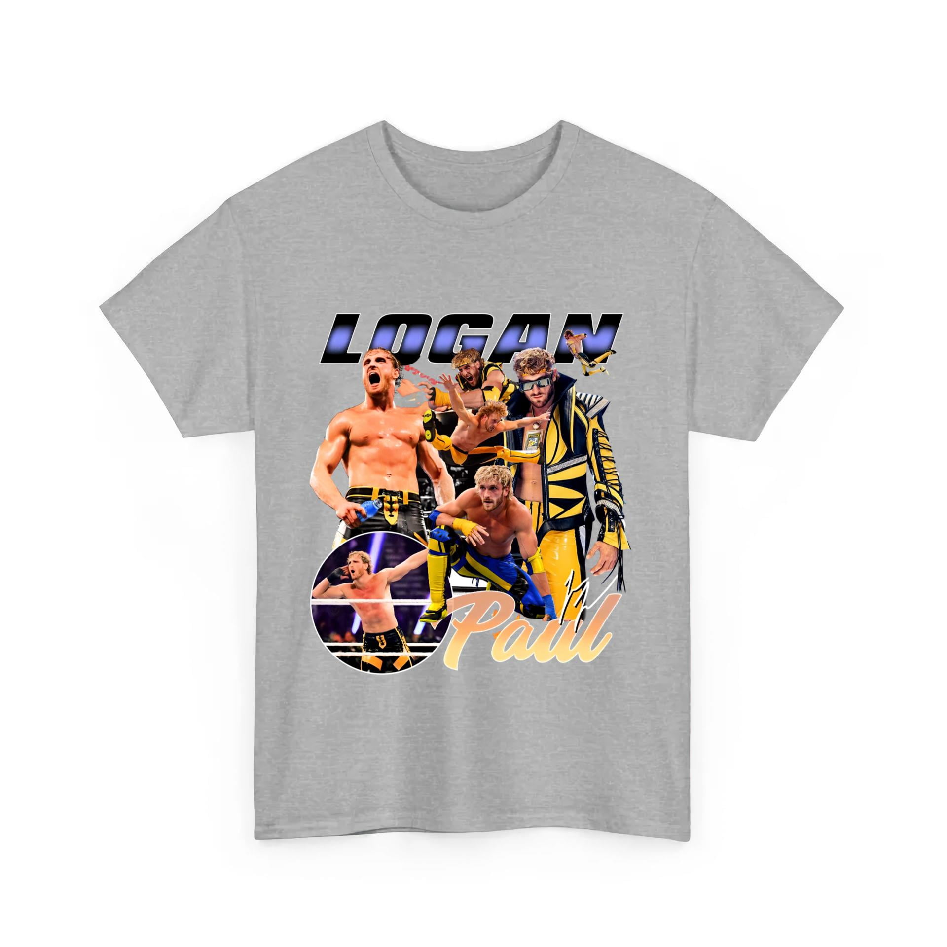 Logan Paul t-shirf WWF ECW WCW WRESTLING-TH6578 - Walmart.com