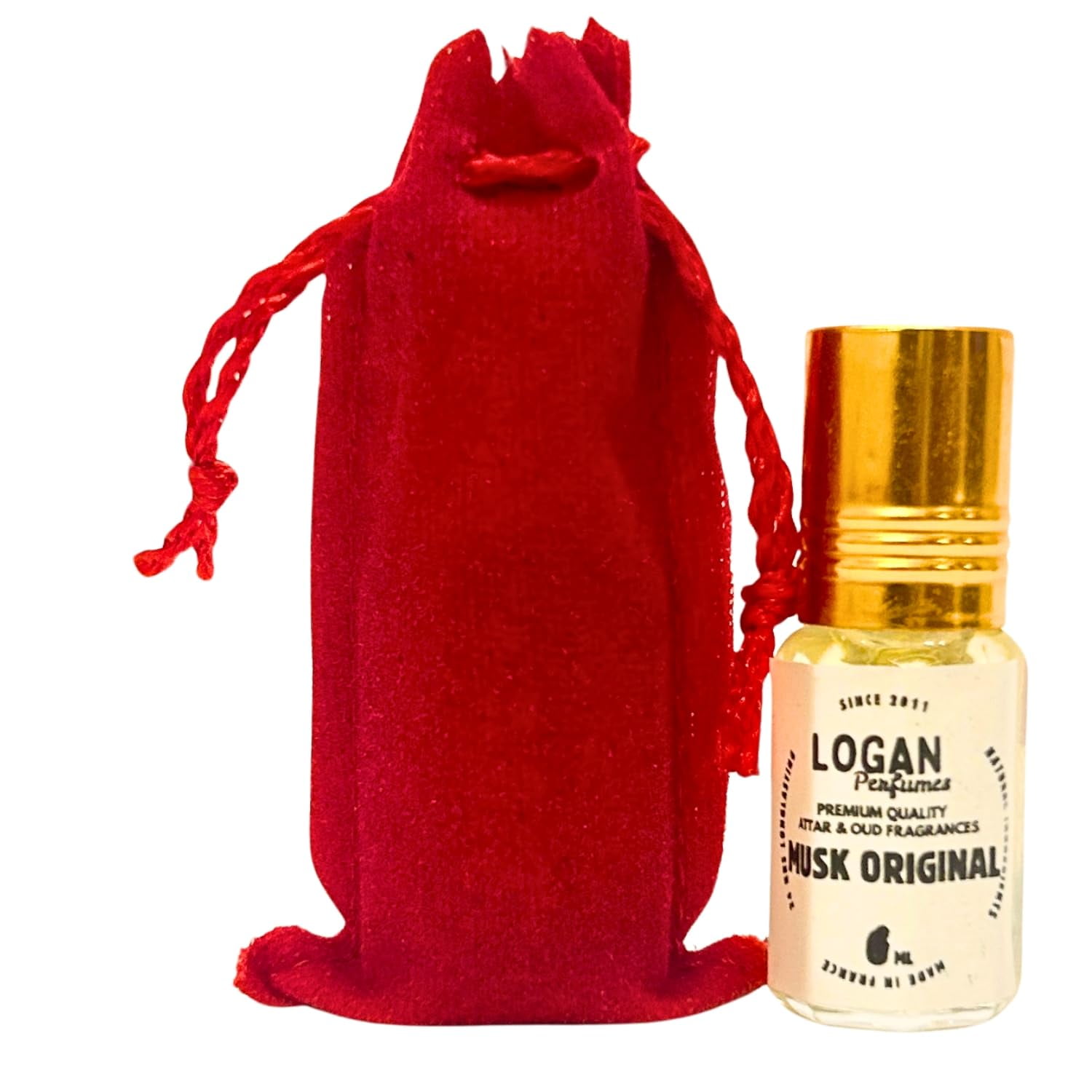 Logan Perfumes Original Musk Attar 3 ML With notes of musk sandalwood ...