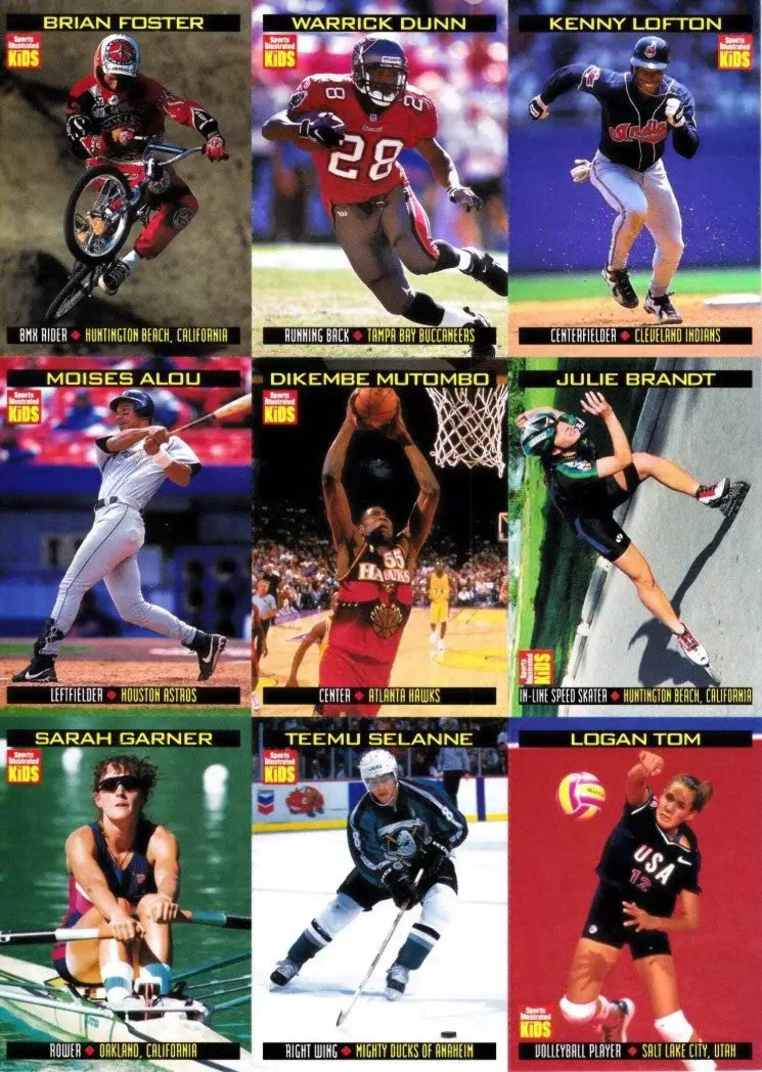 Logan Tom Rookie Card Dikembe Mutombo Teemu Selanne Kenny Lofton 1998 ...