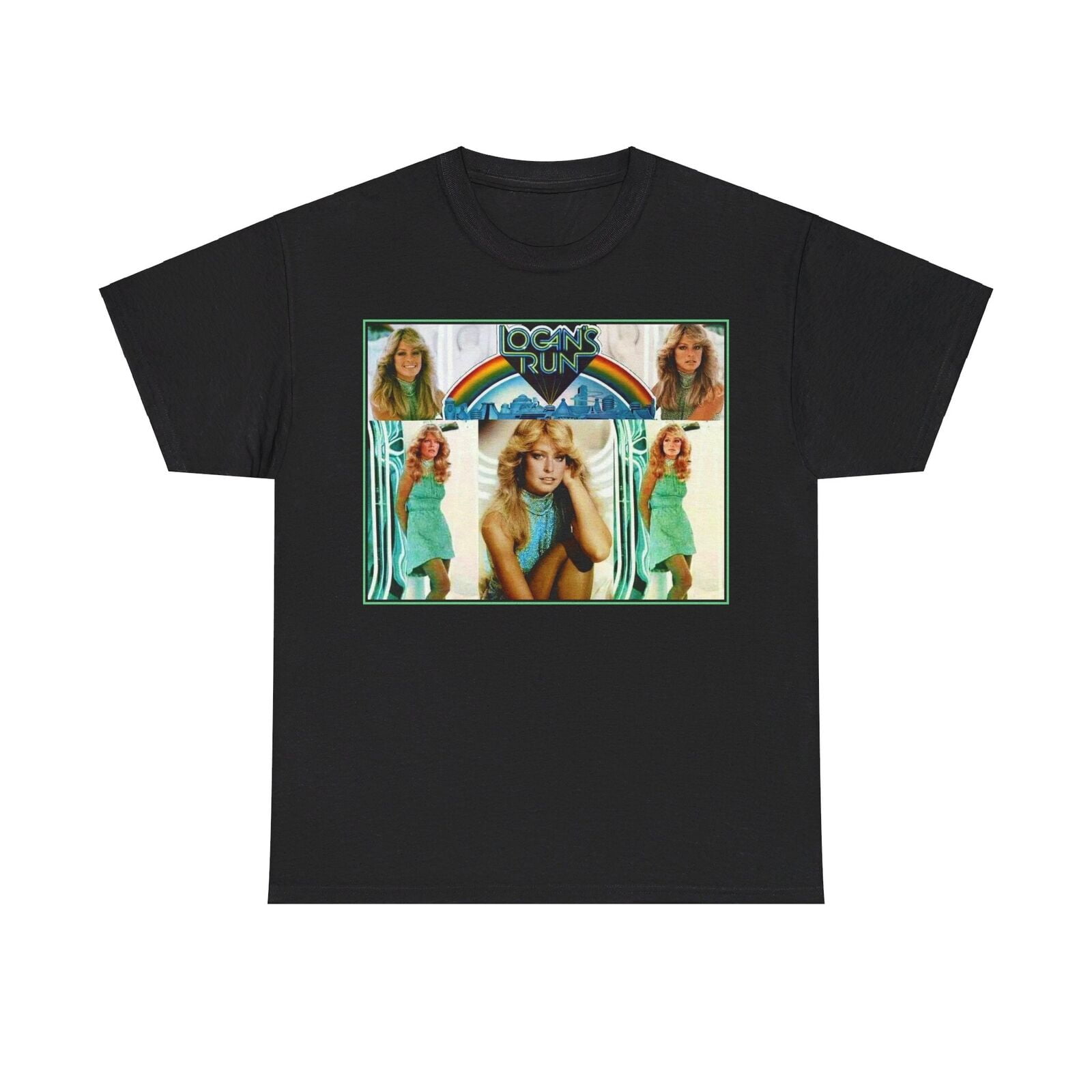 Logan's Run Holly Farah Faucett Men's Short Sleeve Tee - Walmart.com