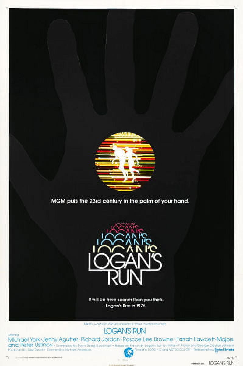 Logans Run Movie Poster 24In x 36In Art Poster 24x36 Multi-Color Square ...