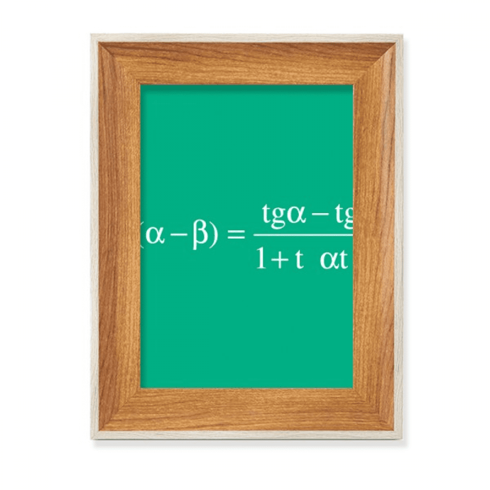Logarithc Calculation Mathematical Formulas Desktop Wooden Photo Frame ...