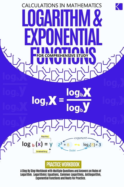 Logarithm & Exponential Functions For Comprehensive Study - Walmart.com