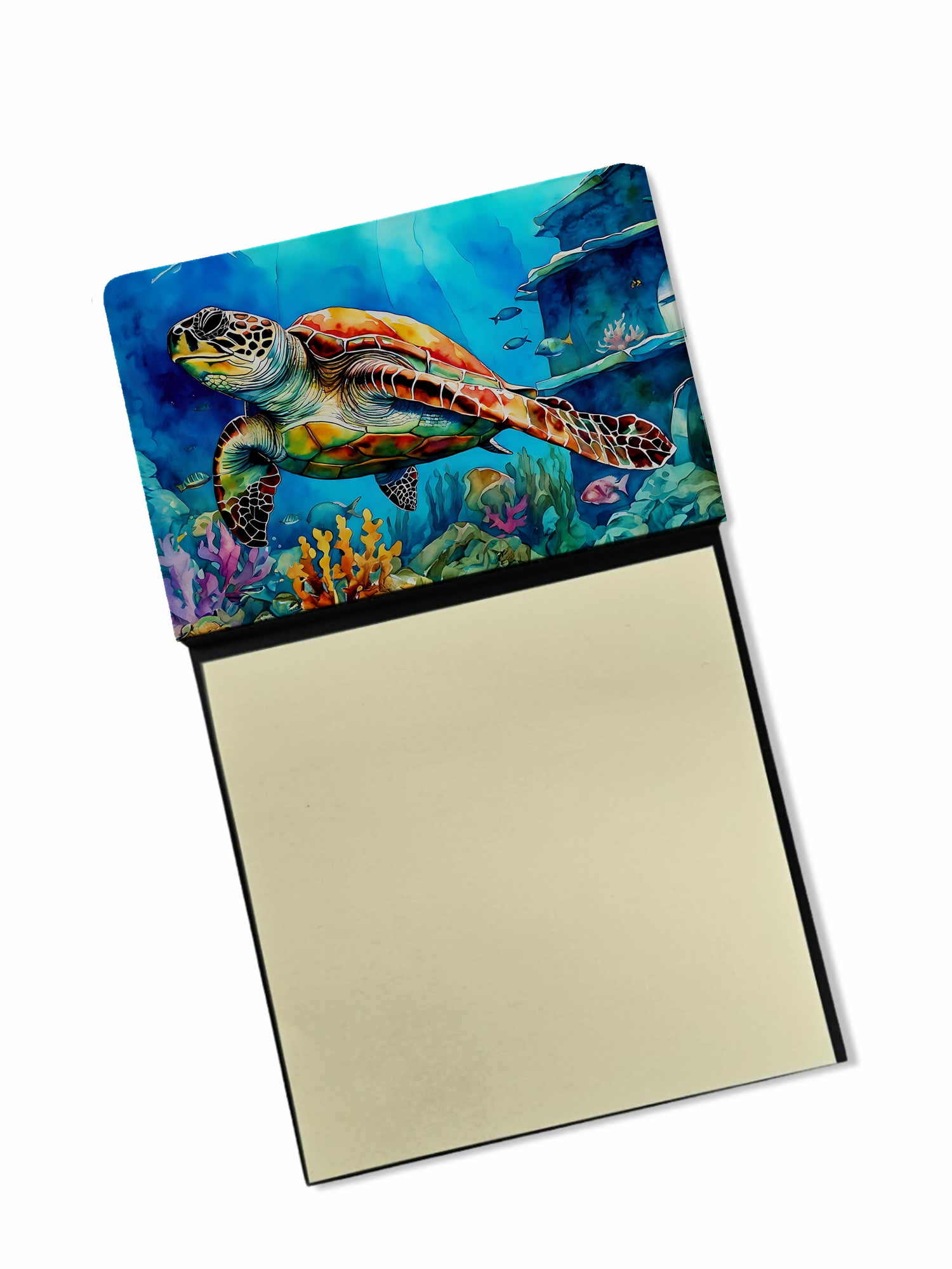 Loggerhead Sea Turtle Sticky Note Holder 3.25 in x 5.25 in - Walmart.com