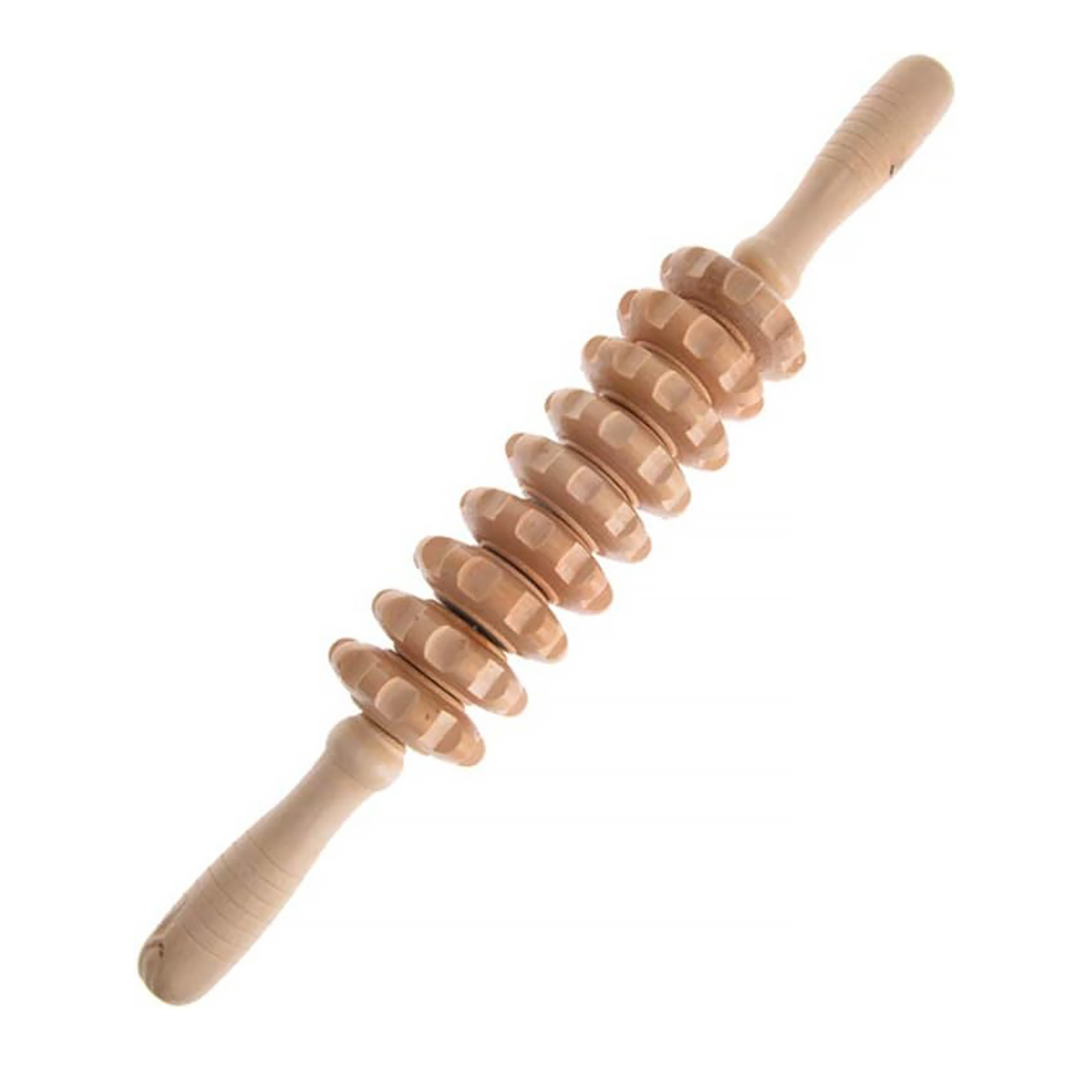 Loghot Manual Wooden Fascia Massage Roller Trigger Points, Wood Therapy ...