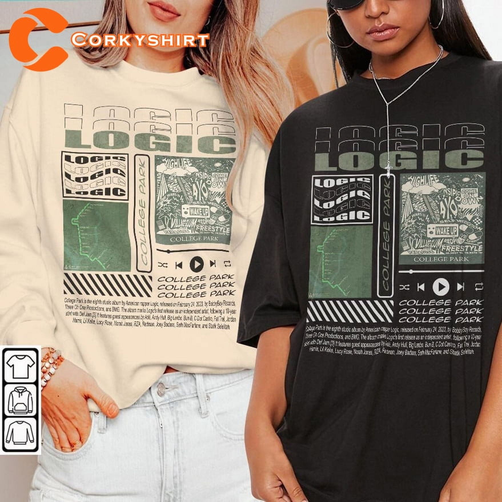 Logic College Park Come On Down Album Hip Hop Rap Shirt - Walmart.com