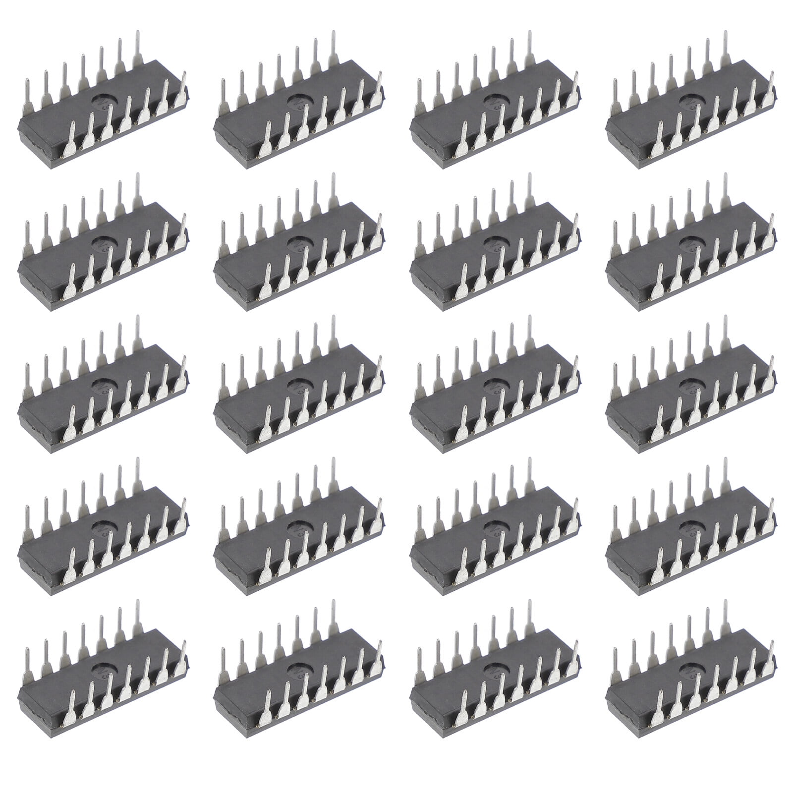 Logic Gate Switch IC Chips DIP14 (20pcs) + Breadboard - Walmart.com