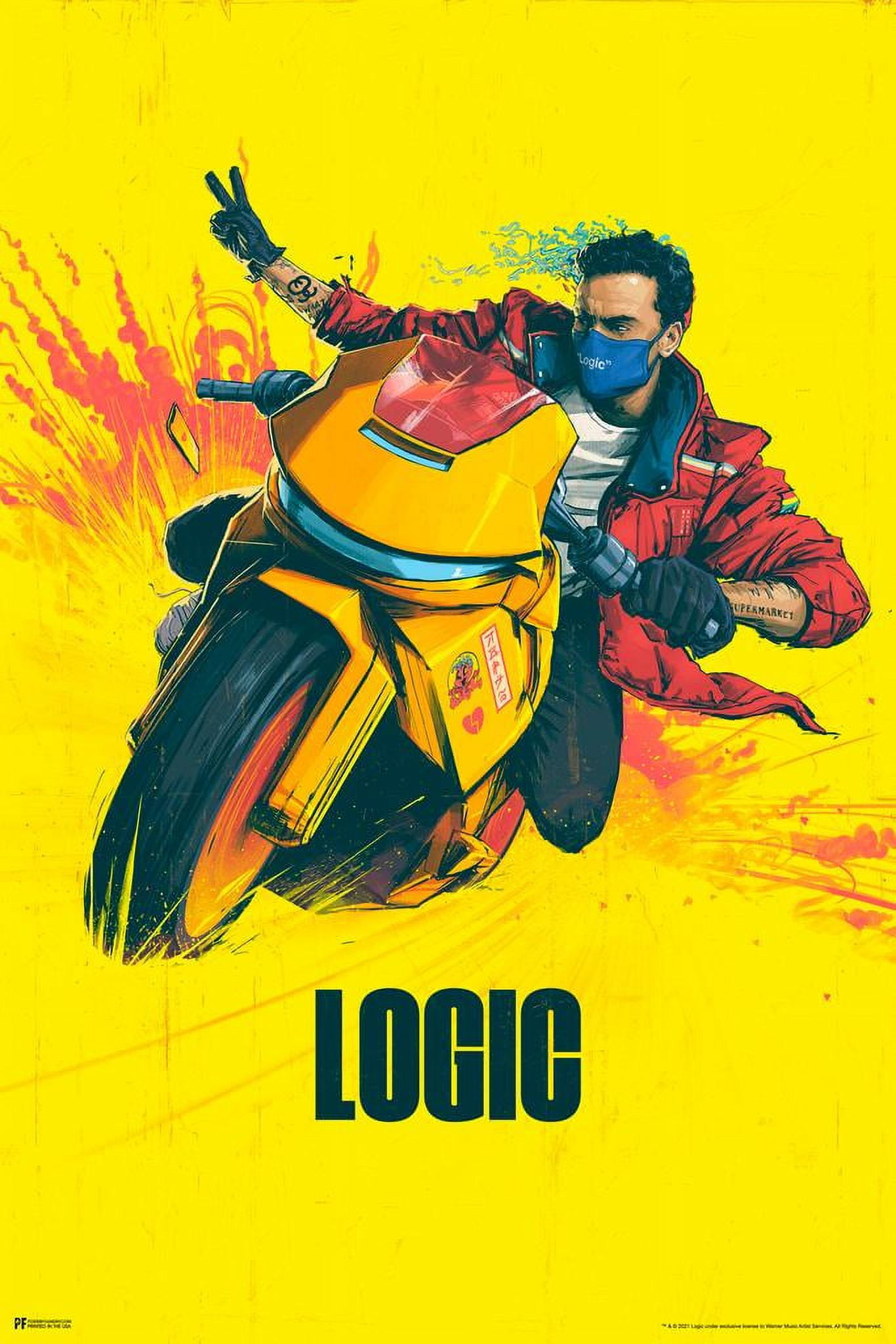 Logic Merch Confessions of a Dangerous Mind Tour Rap Posters Logic ...